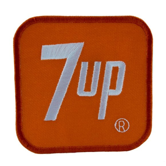 Accessories | 7 Up Logo Square Patch Orange Embroidered Iron On Sew ...